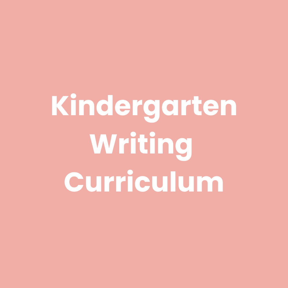 Growing Writers Kindergarten Writing Curriculum – ThatKinderMama