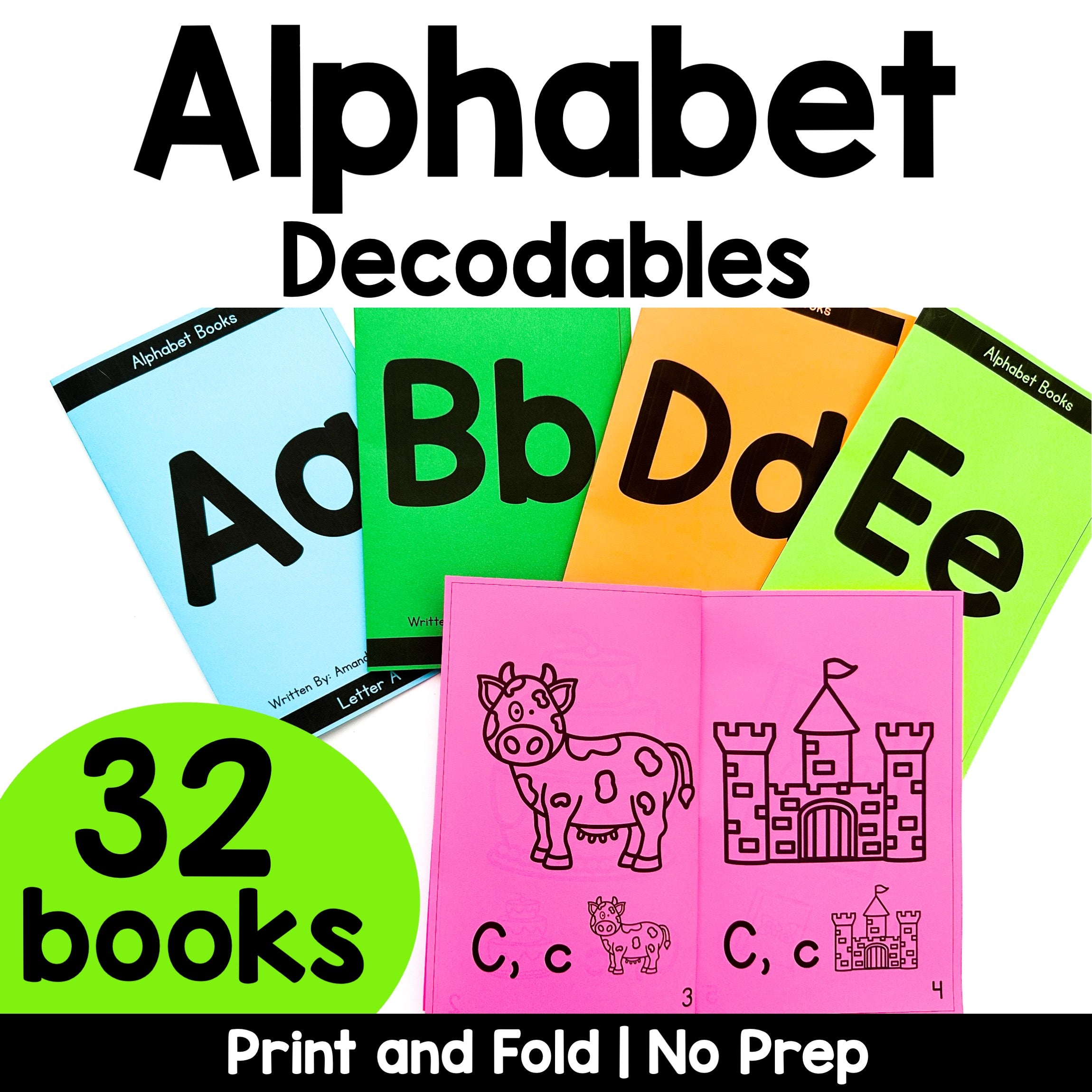 Alphabet Decodable Books – ThatKinderMama