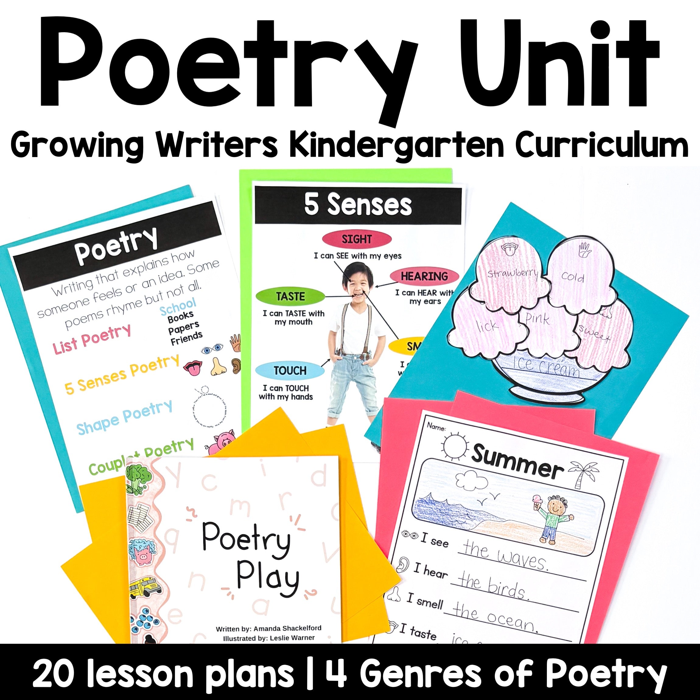 Kindergarten Poetry Unit Growing Writers Kindergarten Curriculum ...
