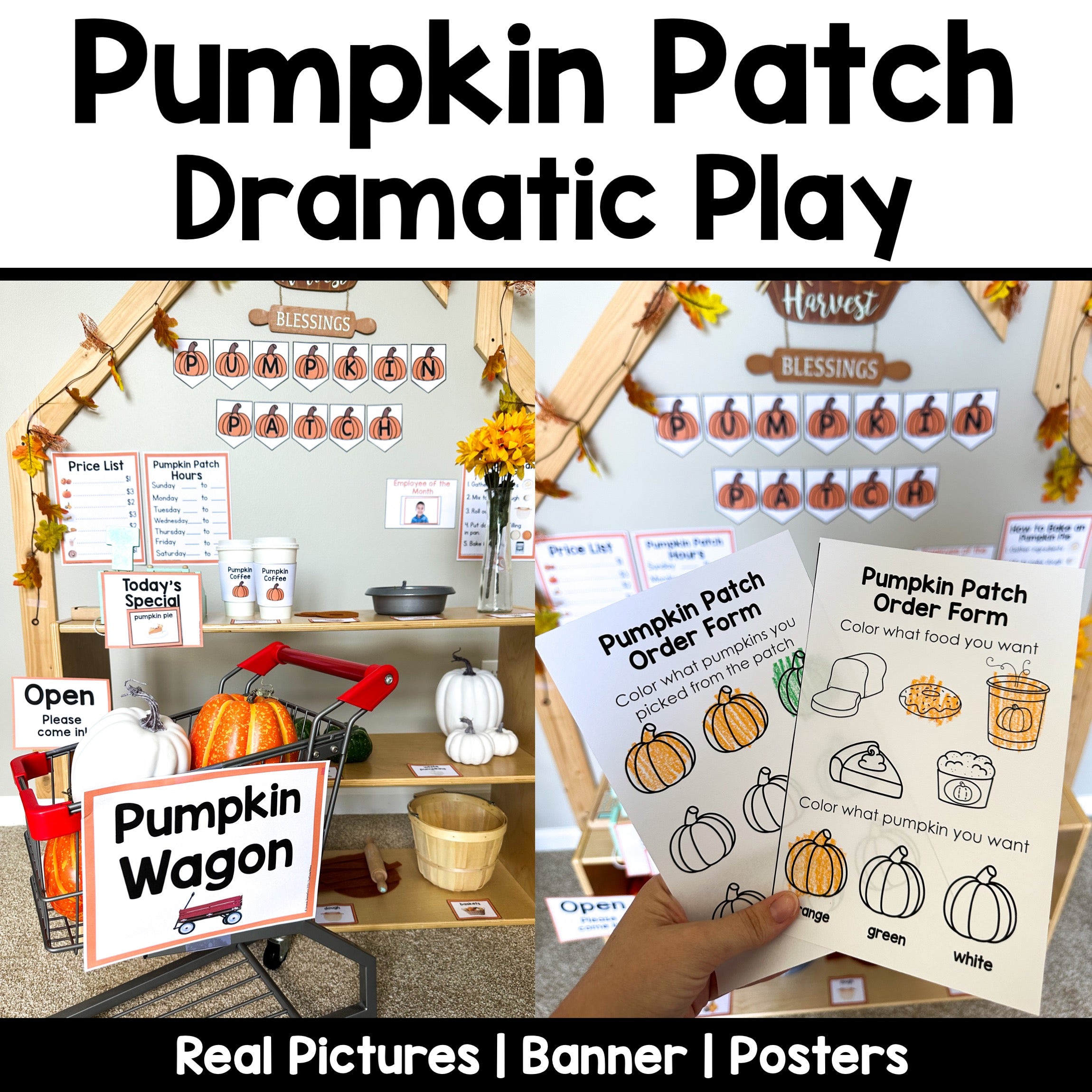 Pumpkin Patch Dramatic Play | Real Pictures – ThatKinderMama