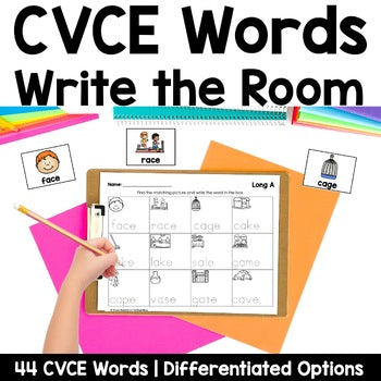 CVCE Write the Room | Science of Reading – ThatKinderMama