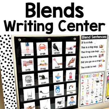 Blends Writing Center | Real Pictures | Science of Reading – ThatKinderMama