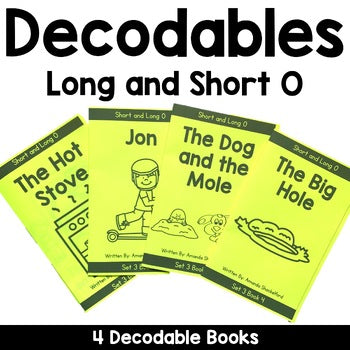 Long and Short O Decodable Books – ThatKinderMama