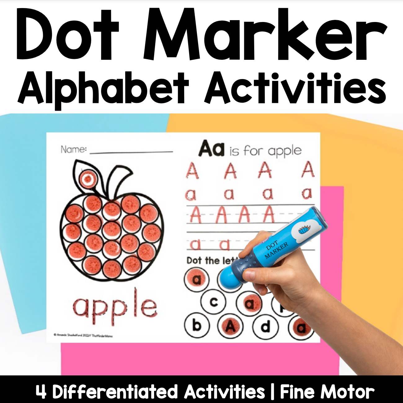 A to Z Dot Marker Activities | Bingo Dot Markers | Alphabet | Fine Mot ...