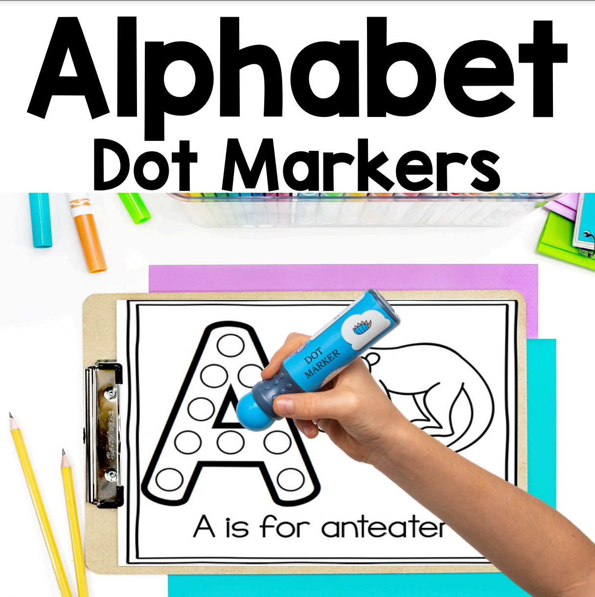 Alphabet Bingo Dot Marker Center | Fine Motor | Craft Center ...