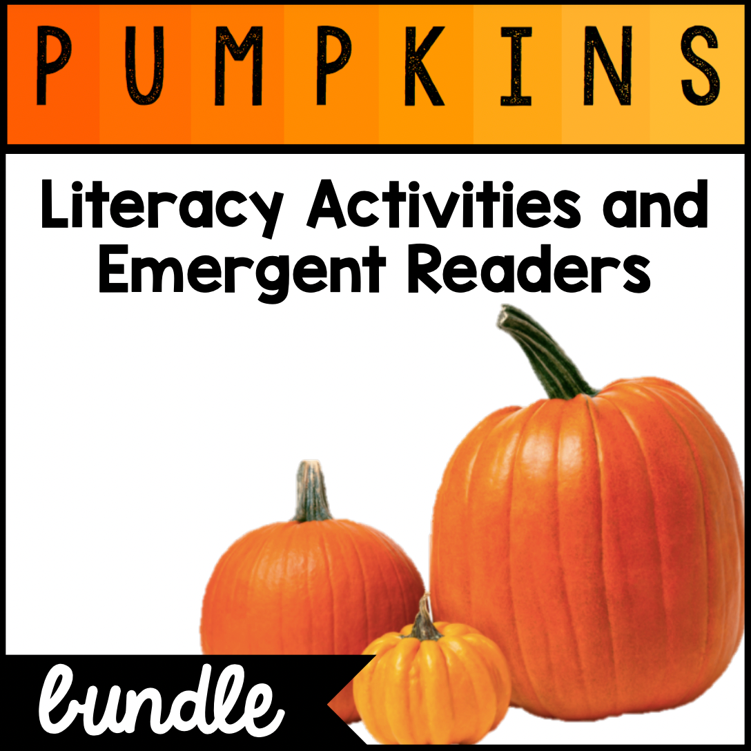 All About Pumpkins Bundle | Activities | Emergent Readers – ThatKinderMama