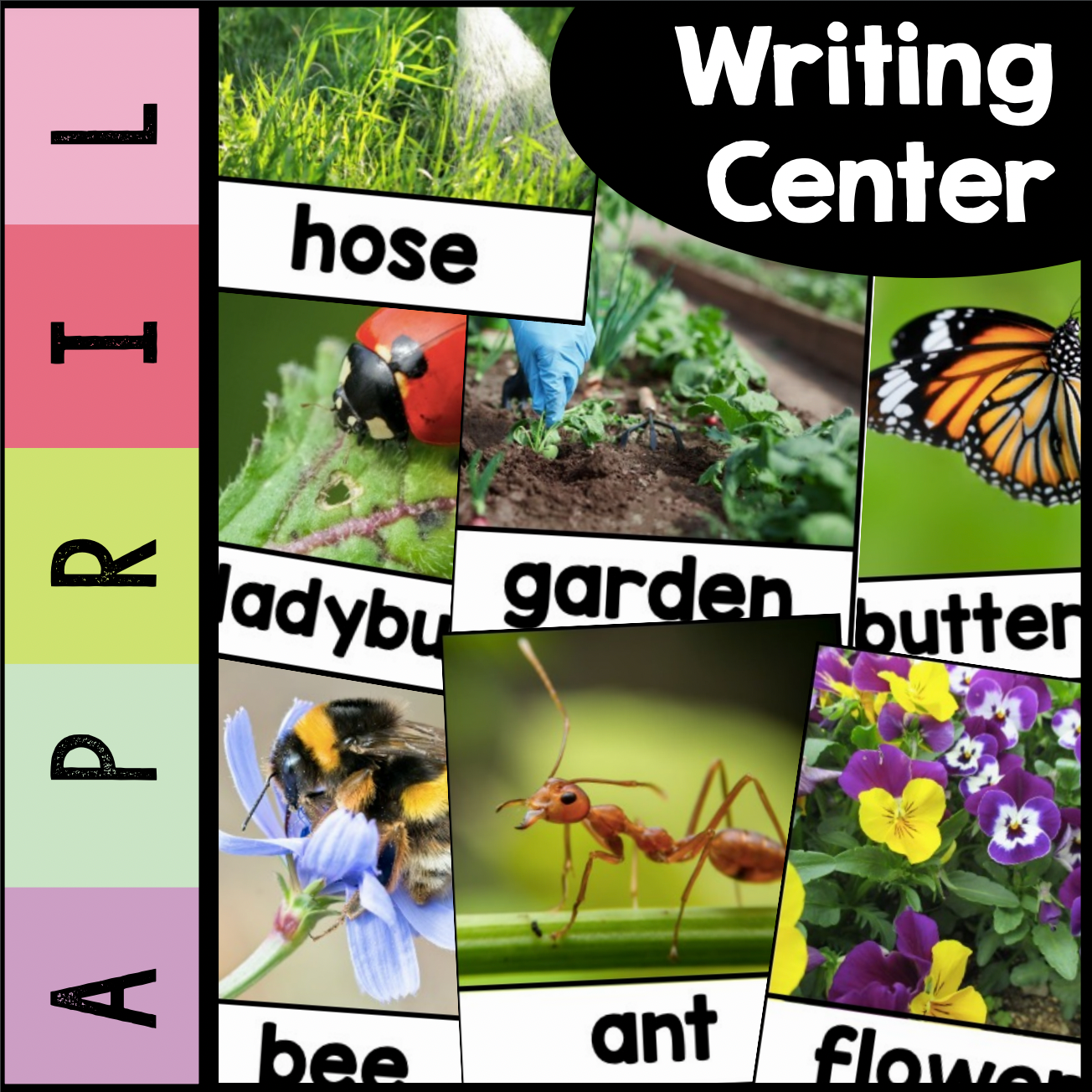 April Writing Center | Nonfiction Pictures | Primary | Editable ...