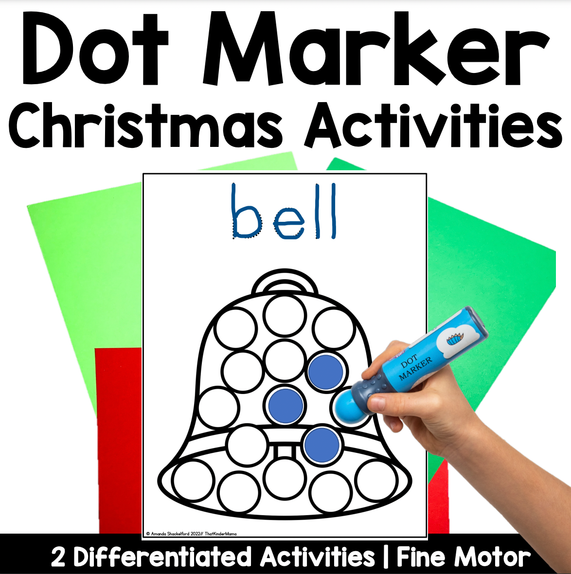 Christmas Dot Marker Activities | Bingo Dot Markers | Fine Motor ...