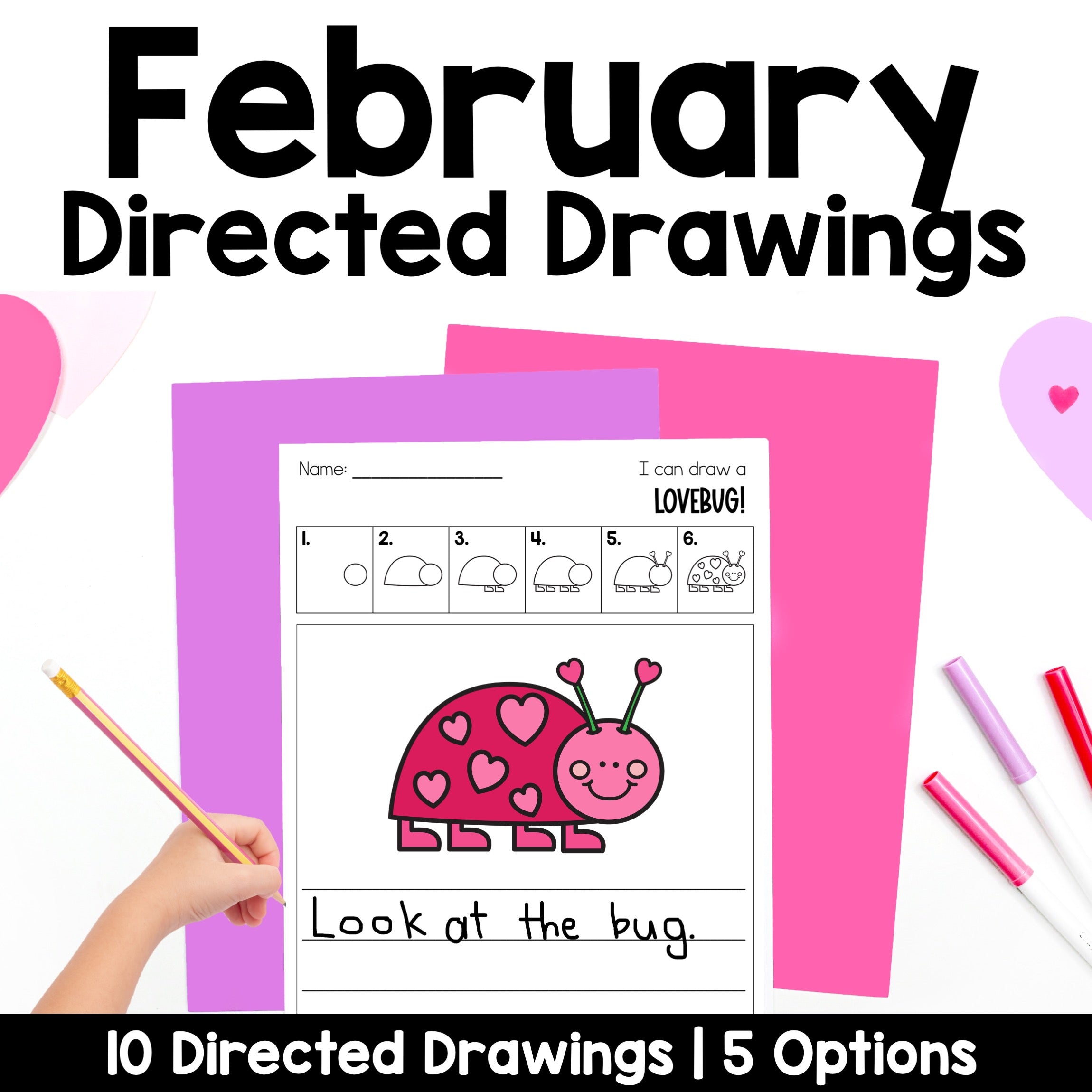 February Directed Drawings – ThatKinderMama