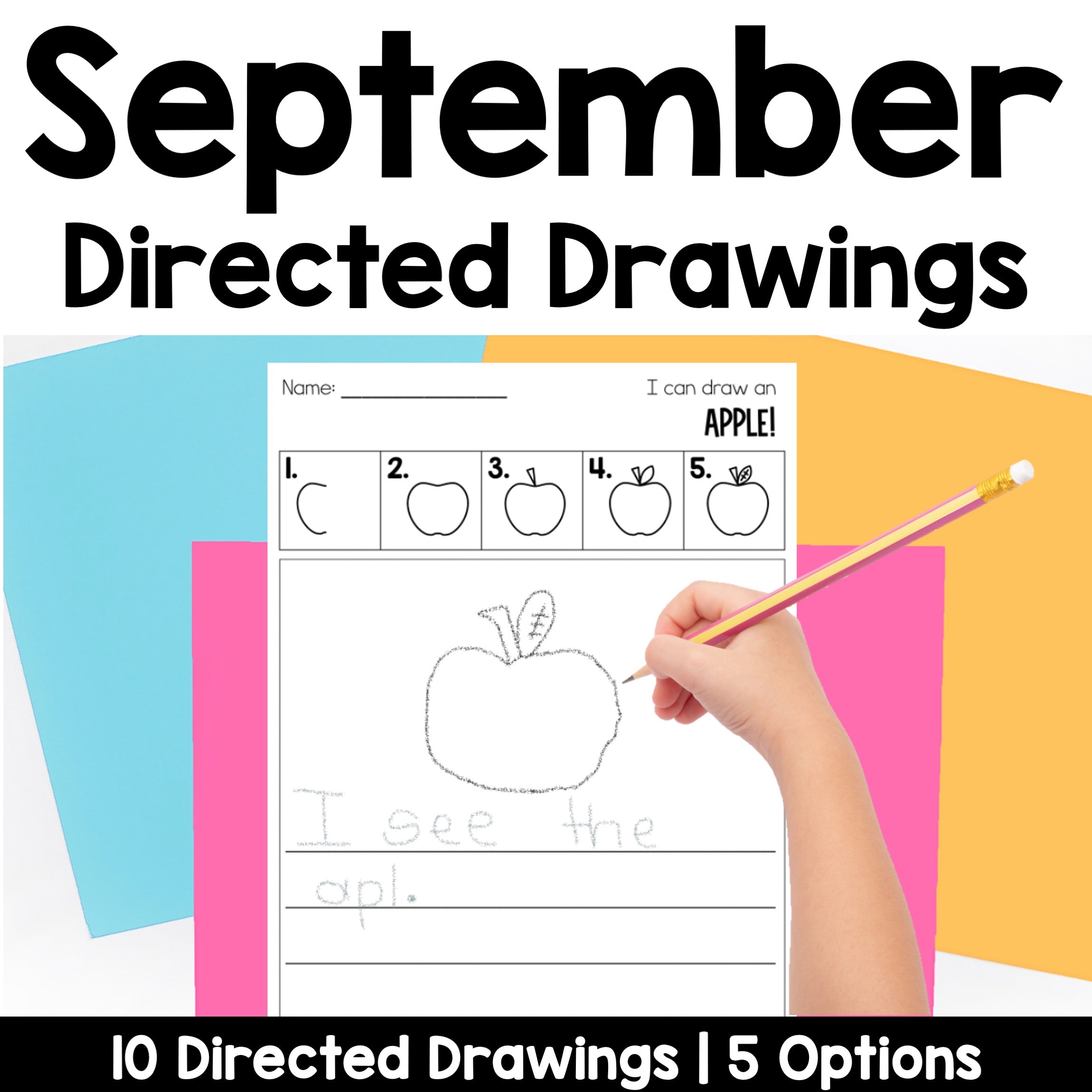 September Directed Drawings – ThatKinderMama