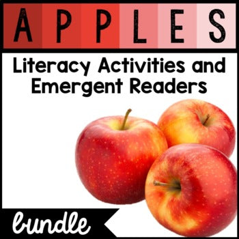 All About Apples Bundle | Activities | Sensory Bin | Emergent Readers ...