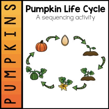 Pumpkin Life Cycle Sequencing | Book | Poster | Printable – ThatKinderMama