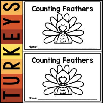Turkey Counting Book | Emergent Reader | Turkeys – ThatKinderMama
