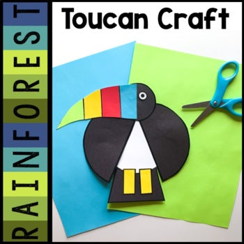 Toucan Craft | Rainforest | Zoo Animals – ThatKinderMama