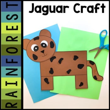 Jaguar Craft | Rainforest | Zoo Animals | – ThatKinderMama