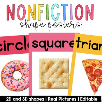 Nonfiction 2D and 3D Shapes | Real Pictures – ThatKinderMama