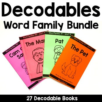 Word Family Decodable Books | CVC – ThatKinderMama