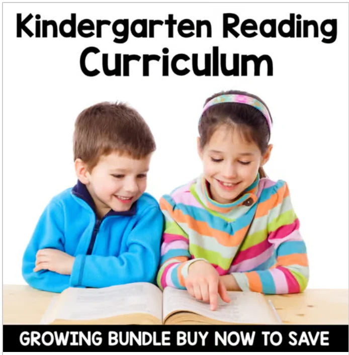Kindergarten Reading Program Perfect for Homeschool or Classroom ...