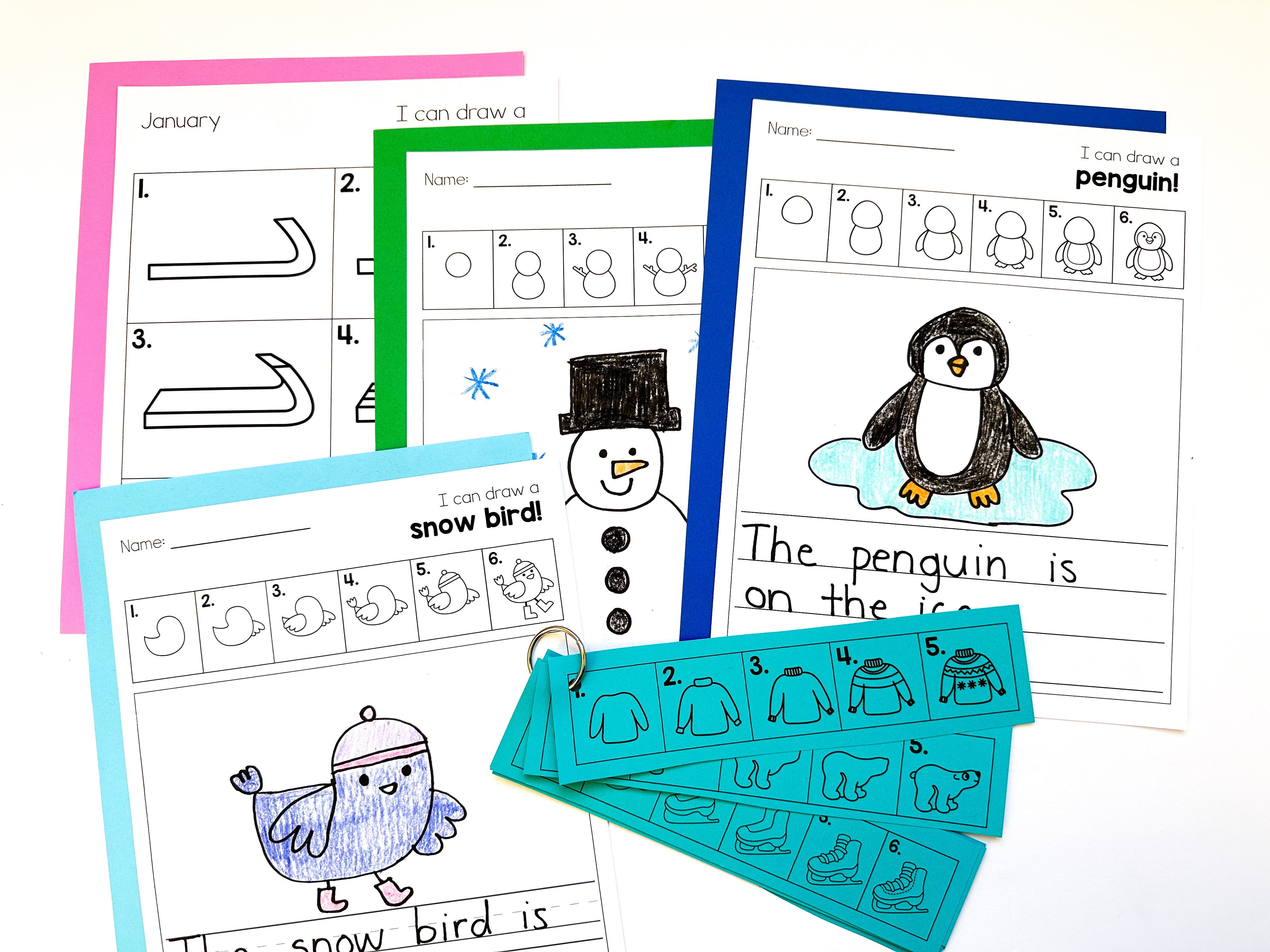 Holiday Directed Drawings for the Classroom | Low-Prep Fine Motor and ...