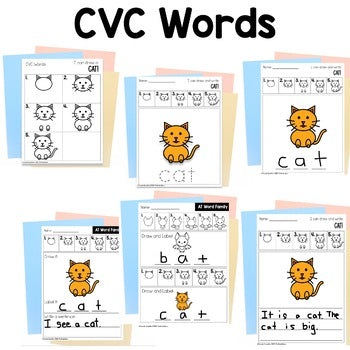 Phonics Directed Drawing GROWING Bundle – ThatKinderMama