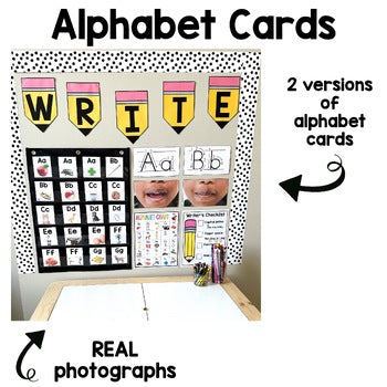 Alphabet Writing Center | Real Pictures | Science of Reading ...