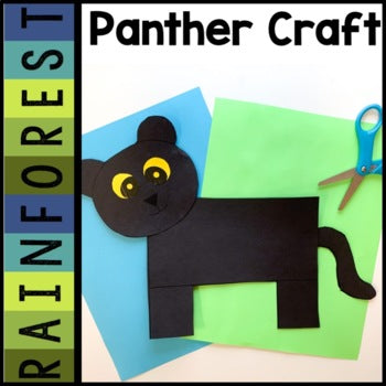 Panther Craft | Rainforest | Zoo Animals | – ThatKinderMama
